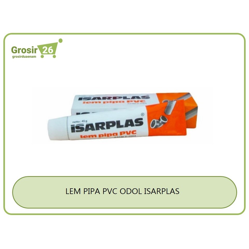 Jual (1 pcs) lem pipa paralon pvc odol tube isarplas 40 gram | Shopee Indonesia