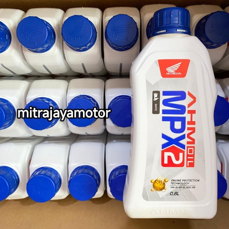 Jual 1 DUS = 24 Botol Oli AHM MPX2 0.8L NON BARCODE NEW | Shopee Indonesia