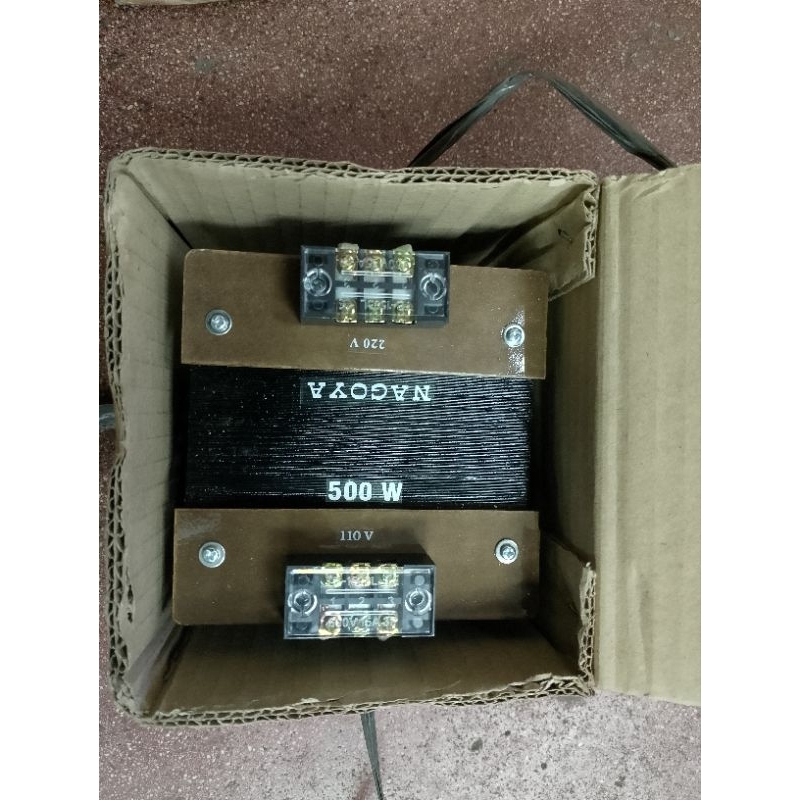 Jual trafo step up down auto Nagoya 500watt 220V ke 110V | Shopee Indonesia