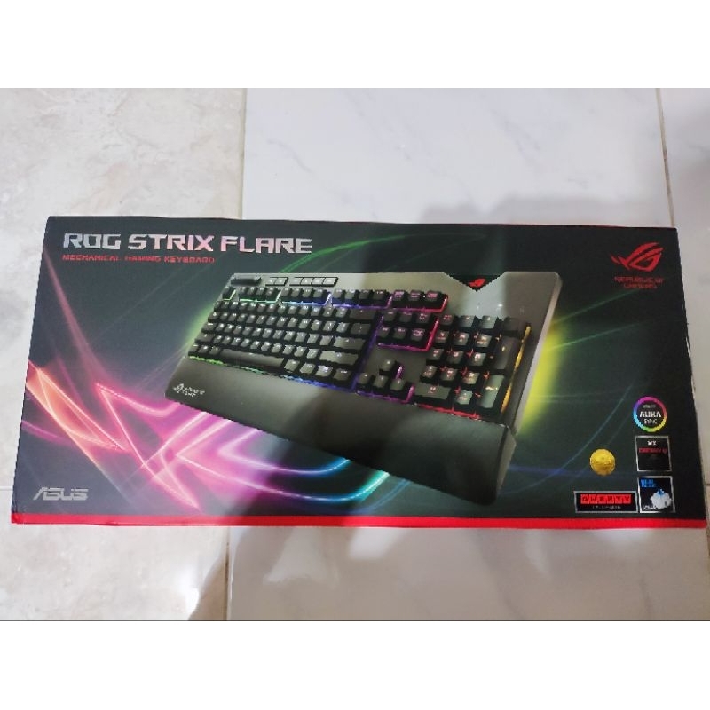 Jual Asus Rog Strix Flare Rgb Mechanical Gaming Keyboard With Cherry Mx ...