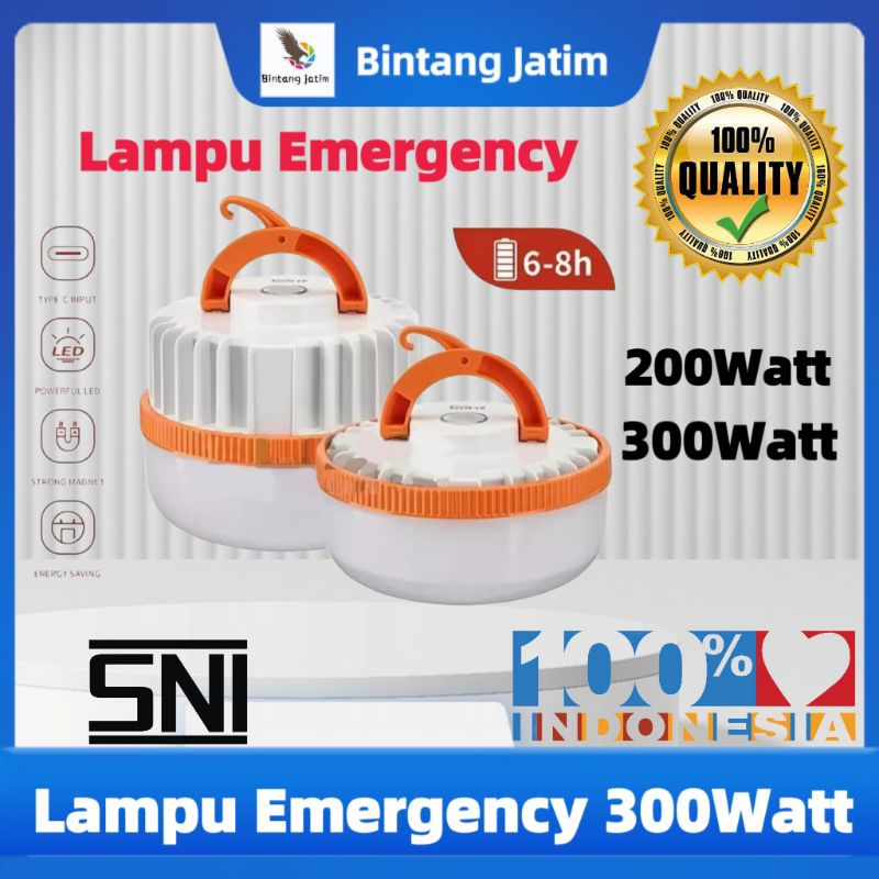 Jual Lampu Emergency Gantung 200W / 300W Camping Lampu Darurat Lampu Taman Lampu Belajar Lampu ...