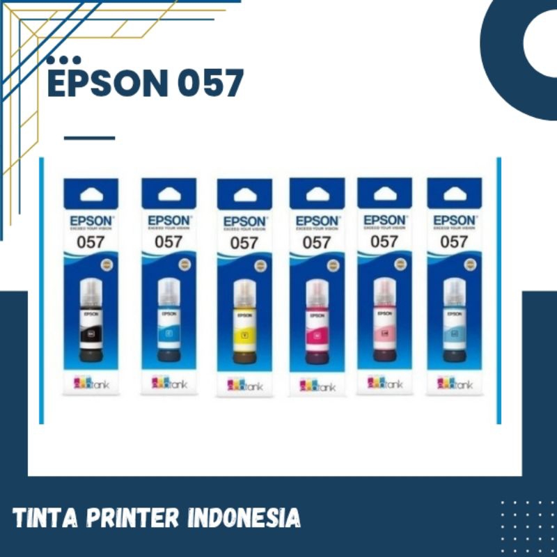 Jual Tinta Epson 057 For Ink Printer L8050 L18050 - 1 Set | Shopee ...