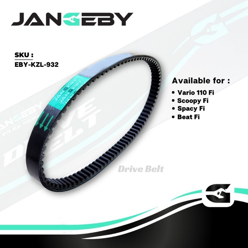 Jual JANGEBY VBELT DRIVE BELT BEAT FI SCOOPY FI VARIO 110 FI SPACY FI ...
