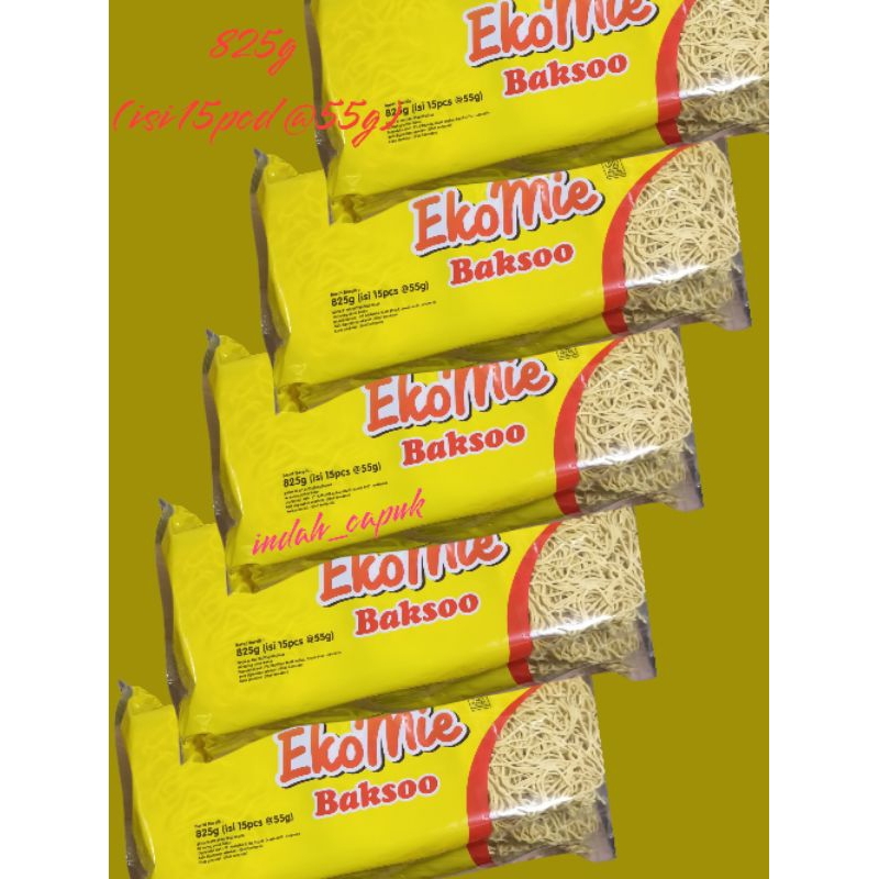Jual Eko Mie Bakso 825g isi 15 x 55g | Shopee Indonesia