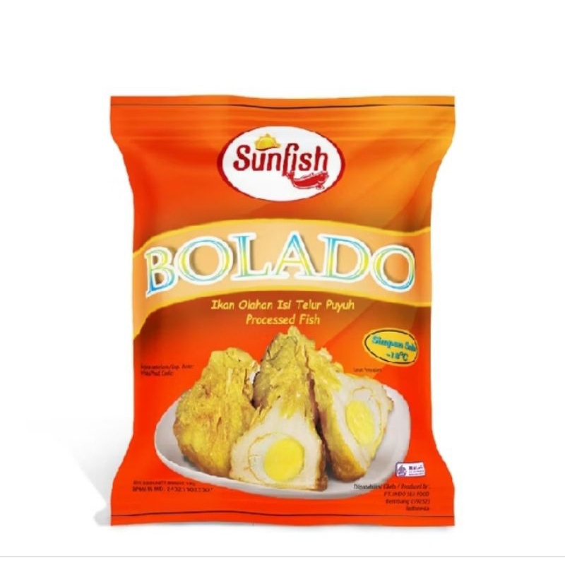 Jual SUNFISH Bolado 1Kg (ikan olahan isi telur puyuh) | Shopee Indonesia