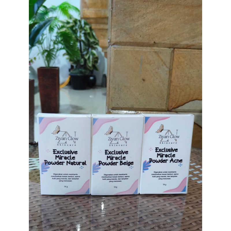 Jual Bedak Padat Ziyan Glow Skincare|| Exclusive Miracle Powder ...