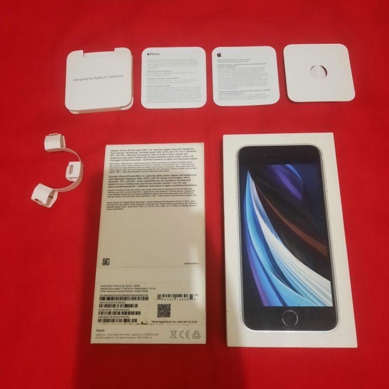 Jual dus box iphone SE original 100% copotan digimap lengkap manual ...