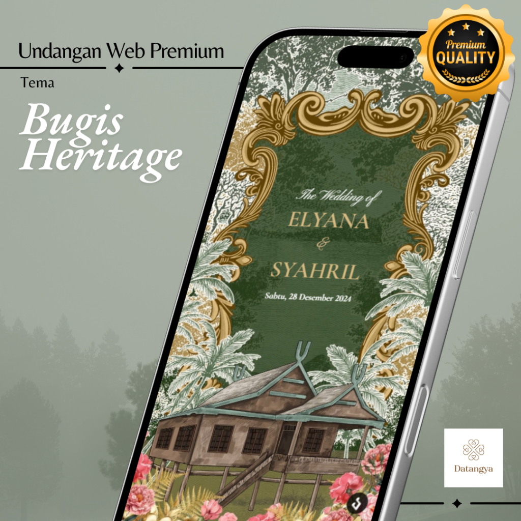 Jual Bugis Heritage - Undangan Digital Website Premium | Shopee Indonesia