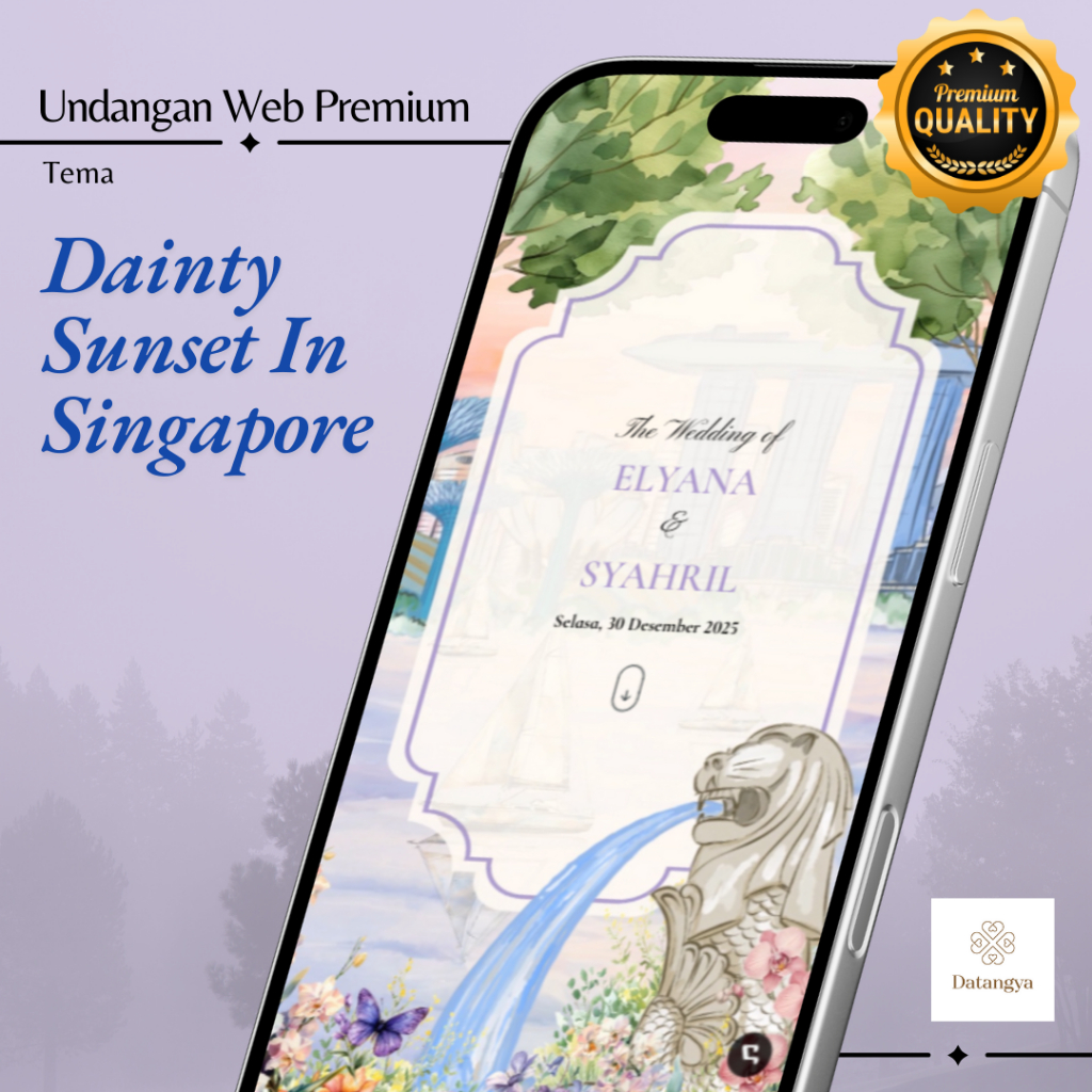Jual Dainty Sunset In Singapore - Undangan Digital Website Premium ...