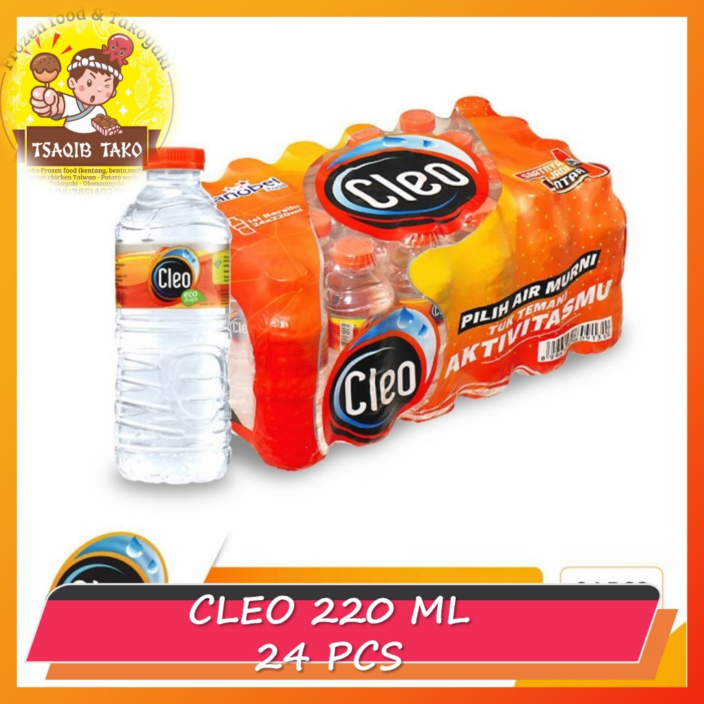Jual CLEO BOTOL MINI 220 ML ISI 24 BOTOL PRAKTIS | Shopee Indonesia
