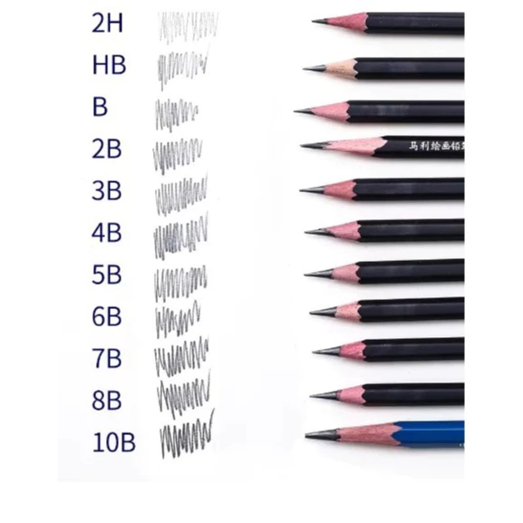 Jual Maries Drawing Pencil C7401 Sketch / Pensil Gambar Sketsa 2H HB B 2B 3B 4B 5B 6B 7B 8B 10B ...