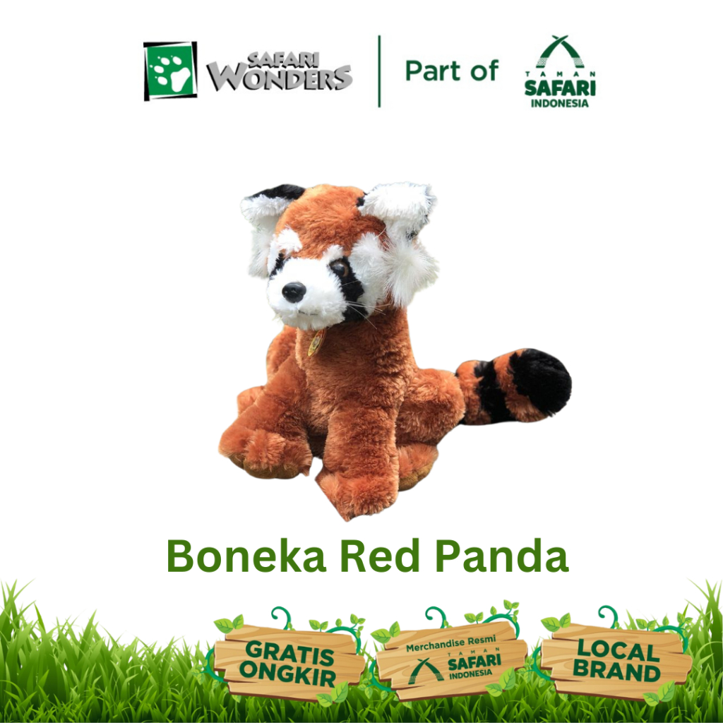 Jual Boneka Red Panda/Panda Merah Lucu | Plush Toys Mainan Anak Taman ...