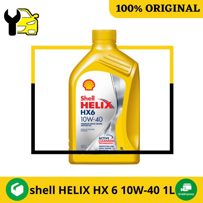 Jual PELUMAS OLI SHELL HELIX HX6 1L OLI SHEL HELIX HX6 1 LITER | Shopee ...