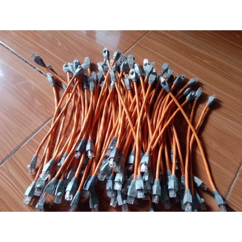 Jual kabel lan server hikvision cat 6 ory 30cm | Shopee Indonesia