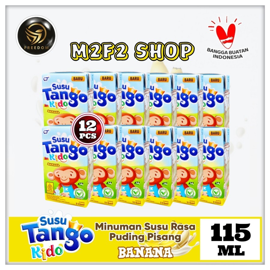 Jual Susu Kids Tango Kido Banana Pudding | Puding Pisang Kotak UHT ...