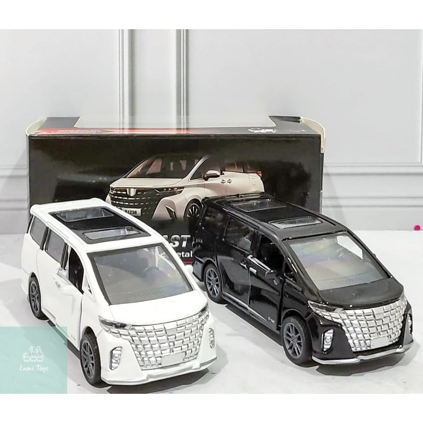 Jual Mainan Anak Diecast Mobil Alphard Pull Back Metal Car 1726-1D ...