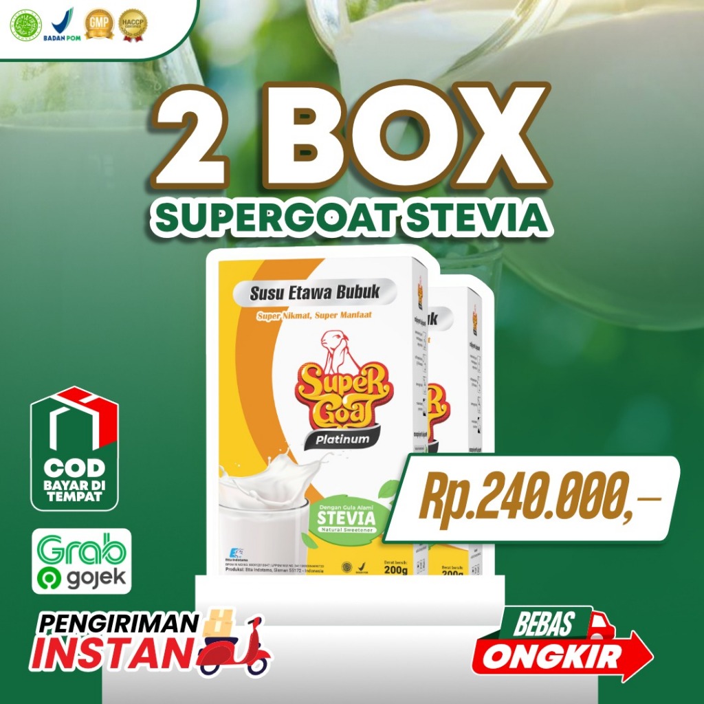 Jual Super Goat Susu Etawa UHT Bubuk Minuman Serbuk Untuk Penderita ...