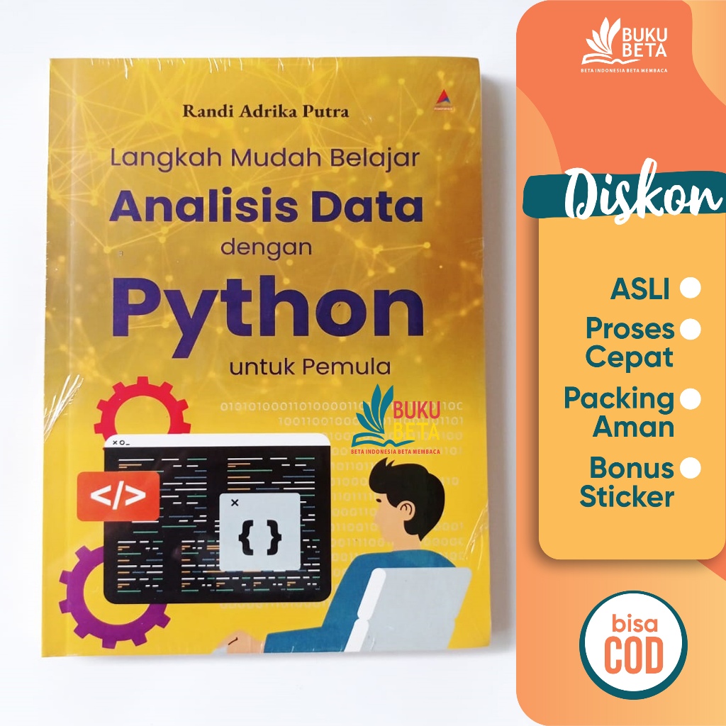 Jual Langkah Mudah Belajar Analisis Data Dengan Python Untuk Pemula - Randi Adrika Putra ...