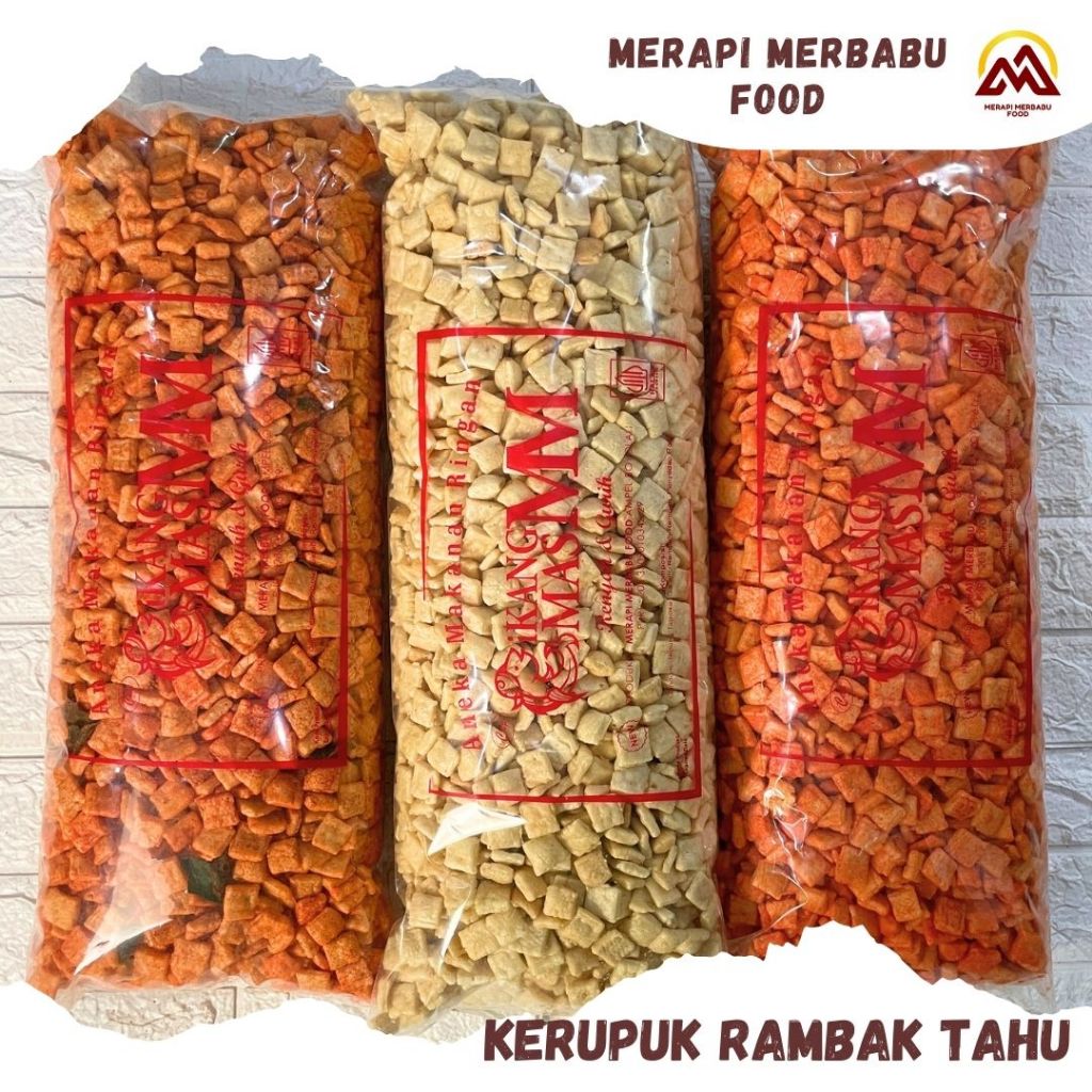 Jual Merapi Merbabu Food Kerupuk Rambak Tahu 1 KG Camilan Medan ...