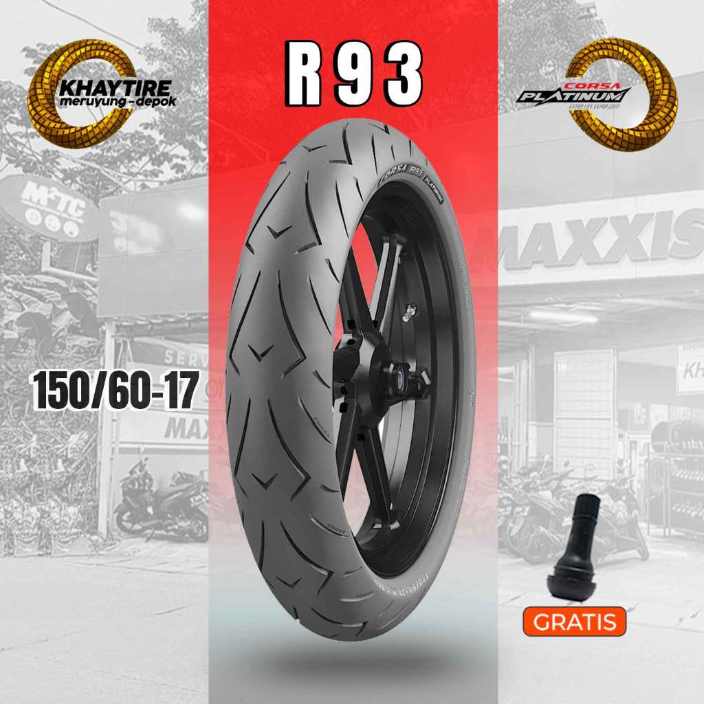 Jual Ban Soft Compound Motor Sport - Supermoto CORSA R93 PLATINUM 150/ ...
