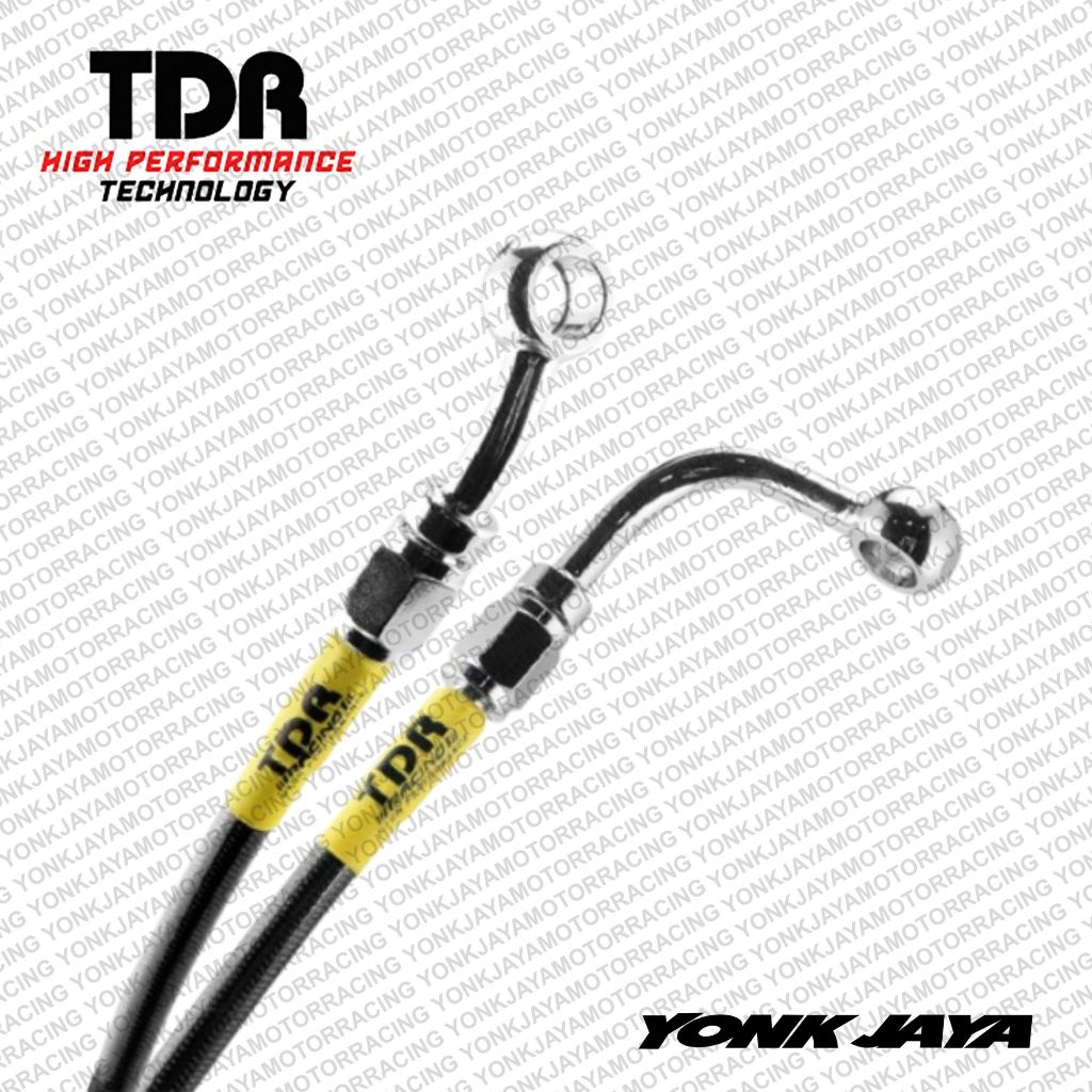 Jual SELANG REM TDR 80 INCH (203CM) BANJO BLACK CARBON | Shopee Indonesia