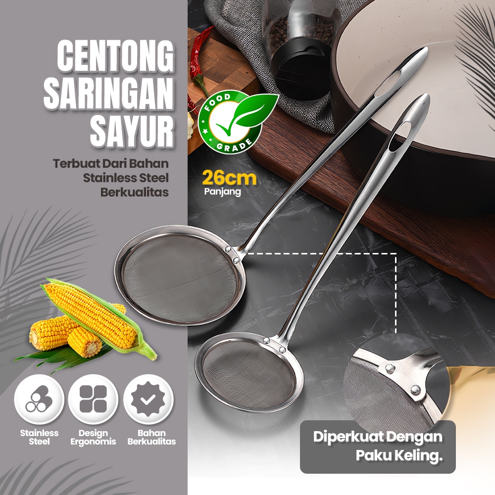 Jual Saringan Minyak Halus Ayakan Tepung Kopi Gula Powder Strainer ...