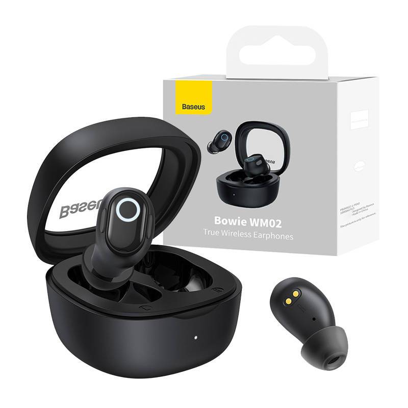 Jual BASEUS ORIGINAL True Wireless Stereo Bluetooth Earphone WM02 Mini ...