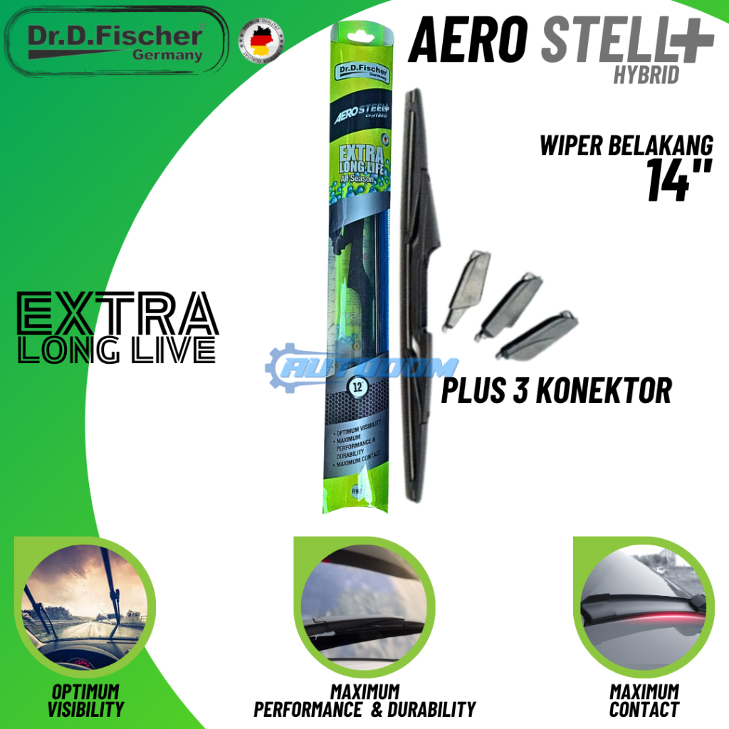 Jual Dr.D Fischer Germany Wiper Belakang 14" Avanza-Xenia Jazz Mobilio | Shopee Indonesia