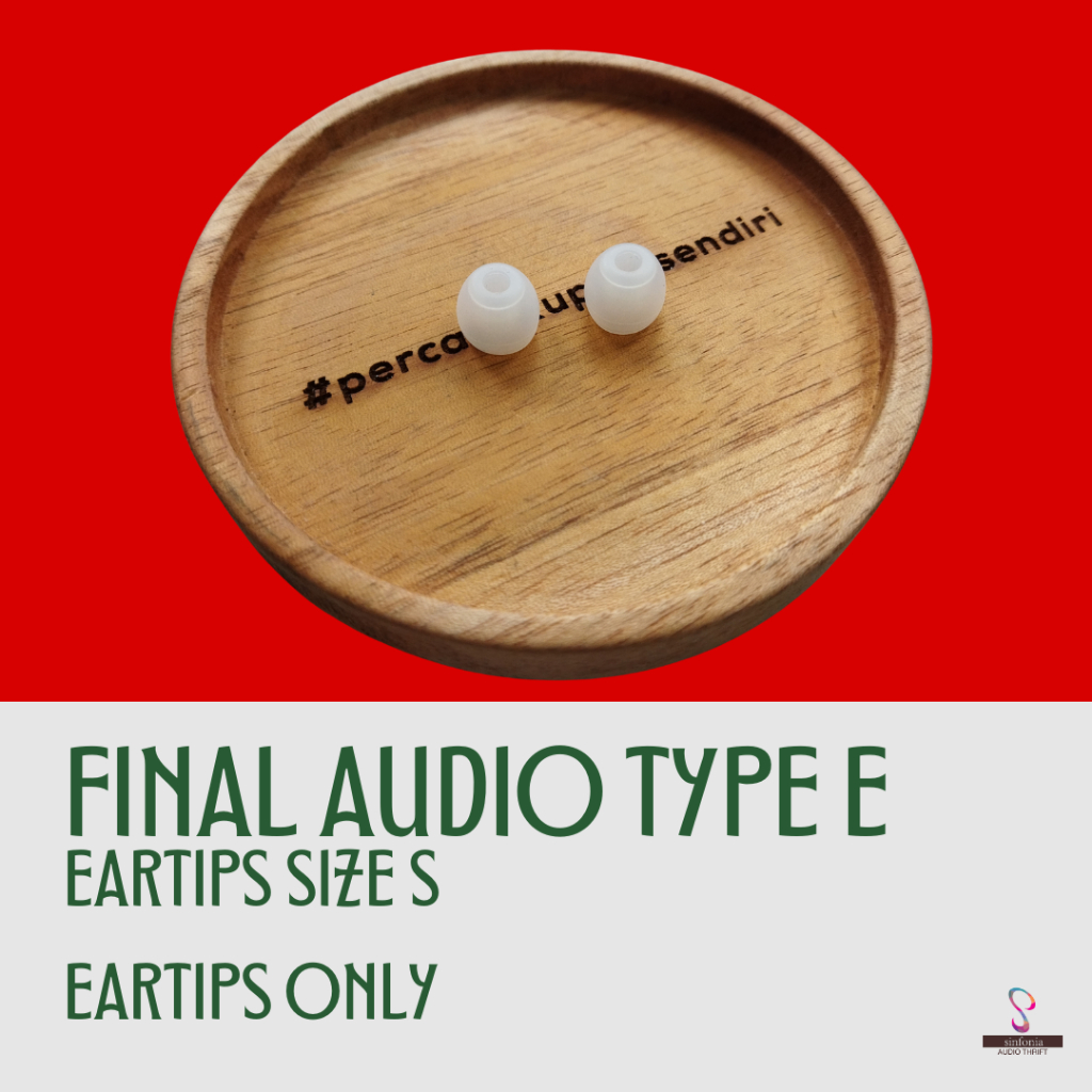 Jual FINAL AUDIO TYPE-E/TYPE E Soft & Comfortable Silicone Eartips ...