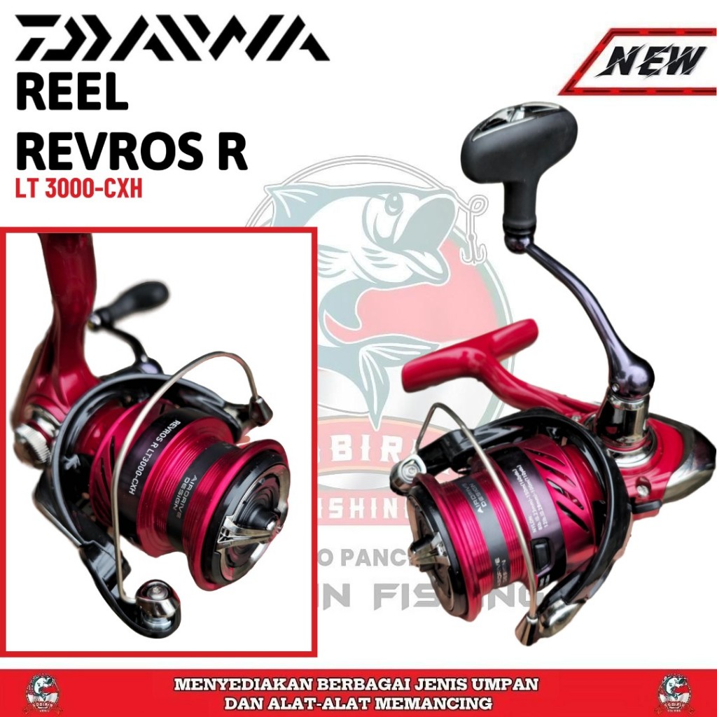 Jual REEL daiwa revros r lt 3000 cxh warna merah | Shopee Indonesia