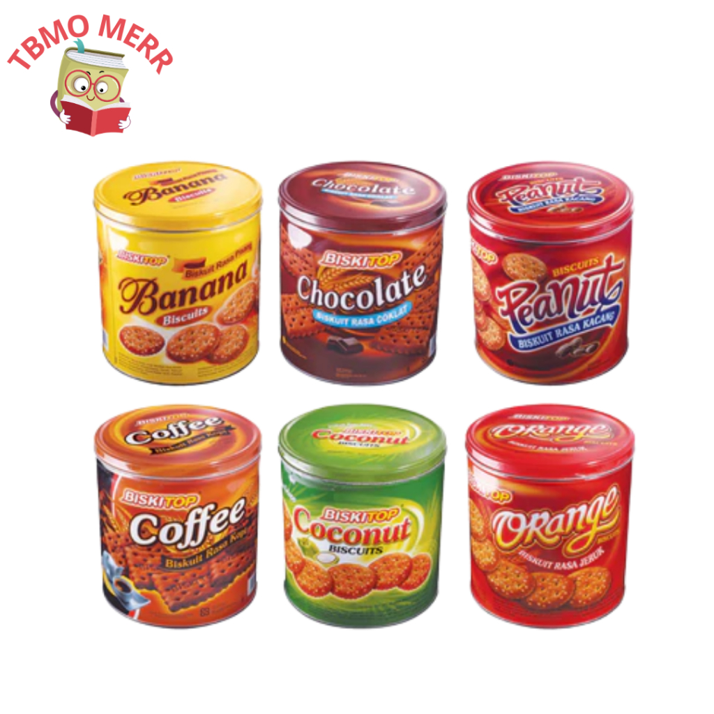 Jual Biskitop Biskuit Lebaran Berbagai Rasa Kemasan Kaleng 350GR ...