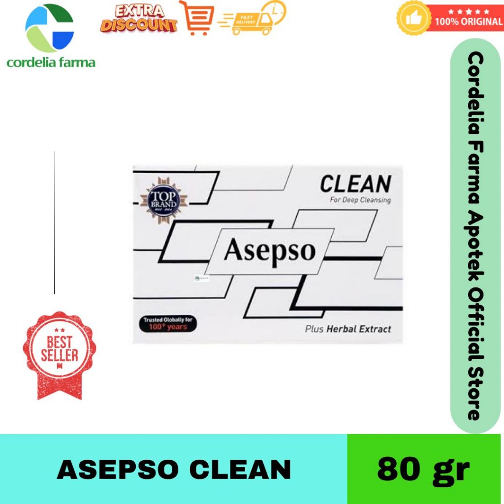Jual sabun antiseptik asepso 80 g | Shopee Indonesia