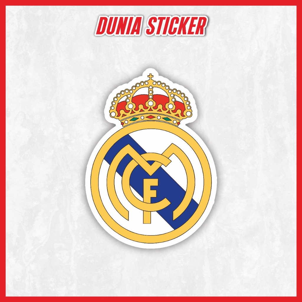 Jual STICKER KLUB REAL MADRID VINYL ANTI AIR | Shopee Indonesia