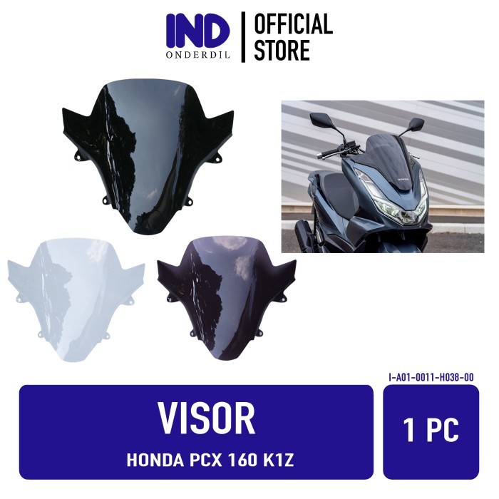 Jual VISOR PCX 160 WINDSHIELD PCX 160 VISOR PCX 160 KACA DEPAN PCX 160 ...