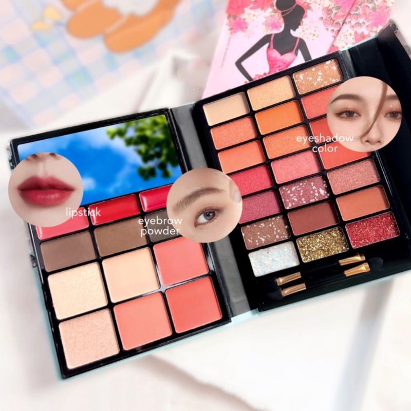 Jual TERMURAH!!!EYESHADOW PALETTE MERMAID 8636G/PENGANTIN 8603D ...