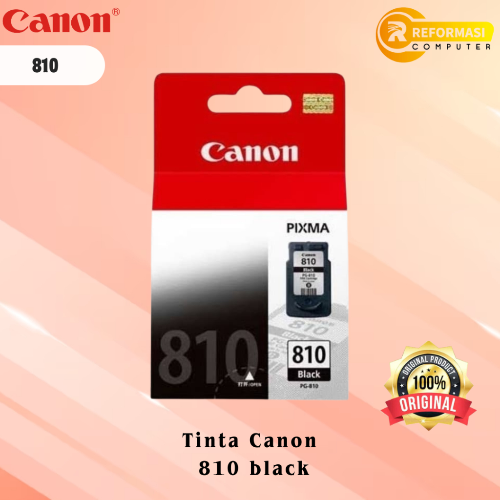 Jual CANON Tinta Cartridge Canon 810-black ORIGINAL 100% | Shopee Indonesia