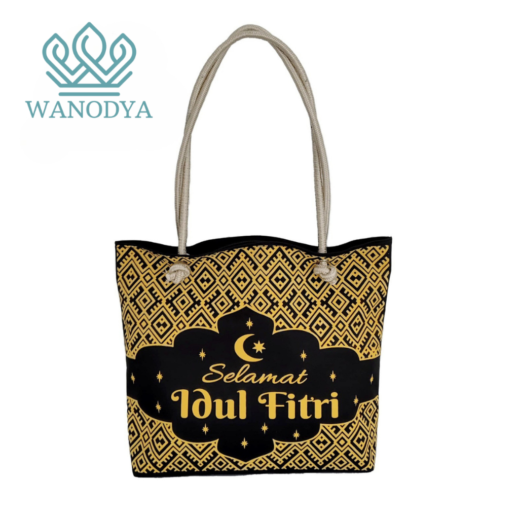 Jual WANODYA - Tas Parcel Lebaran 2025 Totebag Hampers Idul Fitri Tote ...