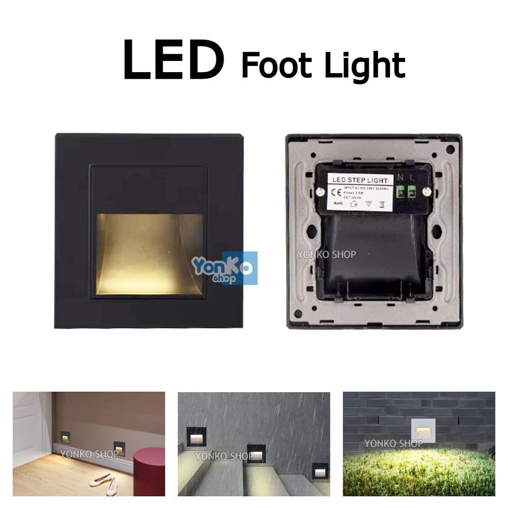 Jual Lampu Dinding Tangga Tanam LED Step Light Footlight Waterproof ...