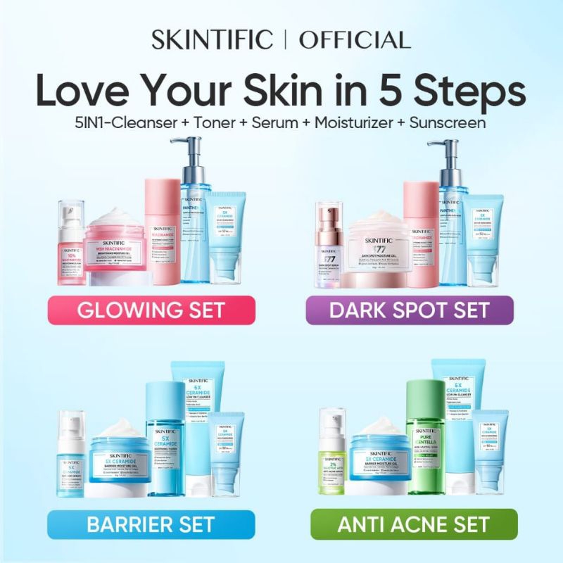 Jual SKINTIFIC Love your skin in 5 Steps. | Shopee Indonesia