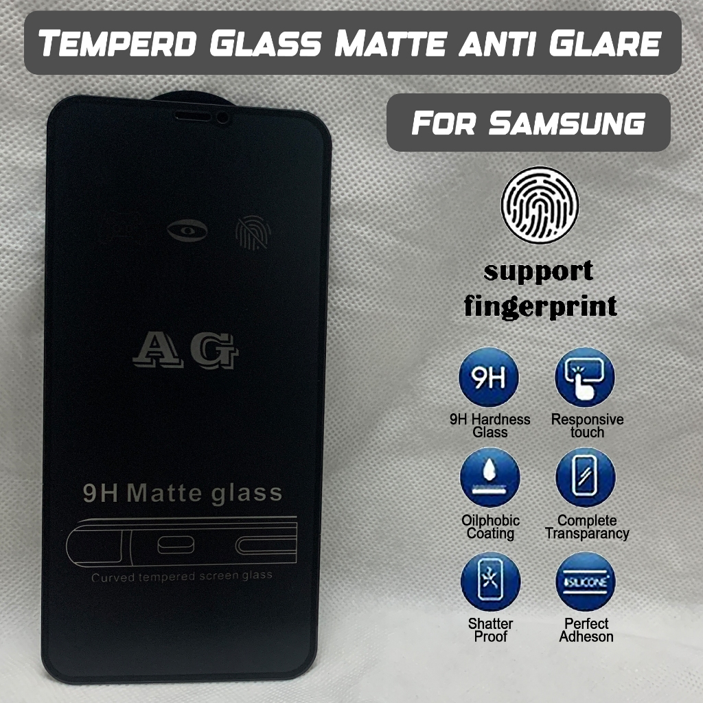 Jual Tempered Glass Kaca Matte For Samsung A J M S Series Pelindung ...