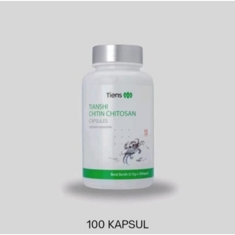 Jual Tiens - Tianshi Chitin Chitosan 100 Kapsul Obat Gerd, Asam Lambung ...