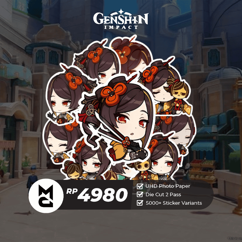 Jual Sticker Genshin Impact Chiori Sticker Anime Aesthetic Lucu Sticker ...