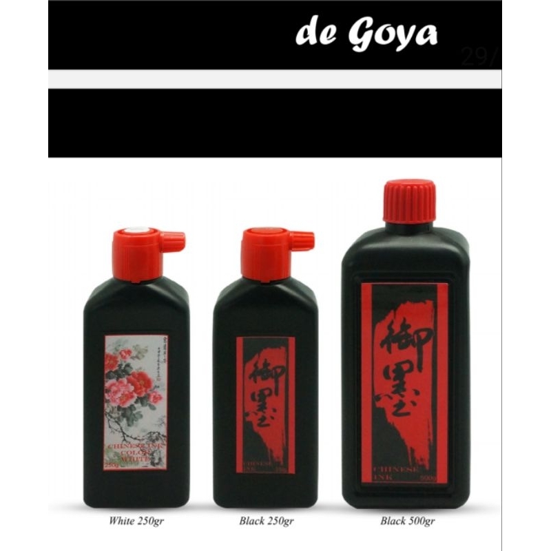 Jual tinta cina tinta DeGoya De Goya degoya chinese ink degoya ink ...