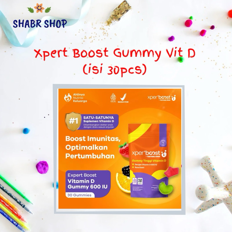Jual Xpert Boost Permen Gummy Kesehatan by Tentang Anak Vitamin D 600iu ...