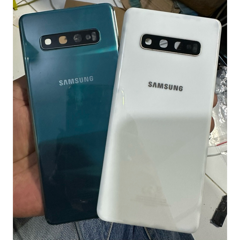 Jual backdor+ring kaca kamera/kesing belakang samsung S10 plus/S10+ original copotan | Shopee ...