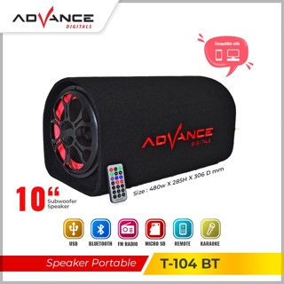 Jual Speaker Advance T104 BT 10 inchi Subwoofer Bluetooth (bisa colok ...