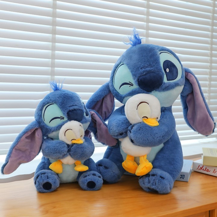 Jual Boneka Stitch Peluk Donald Duck Besar Jumbo 28cm dan 42cm | Shopee ...