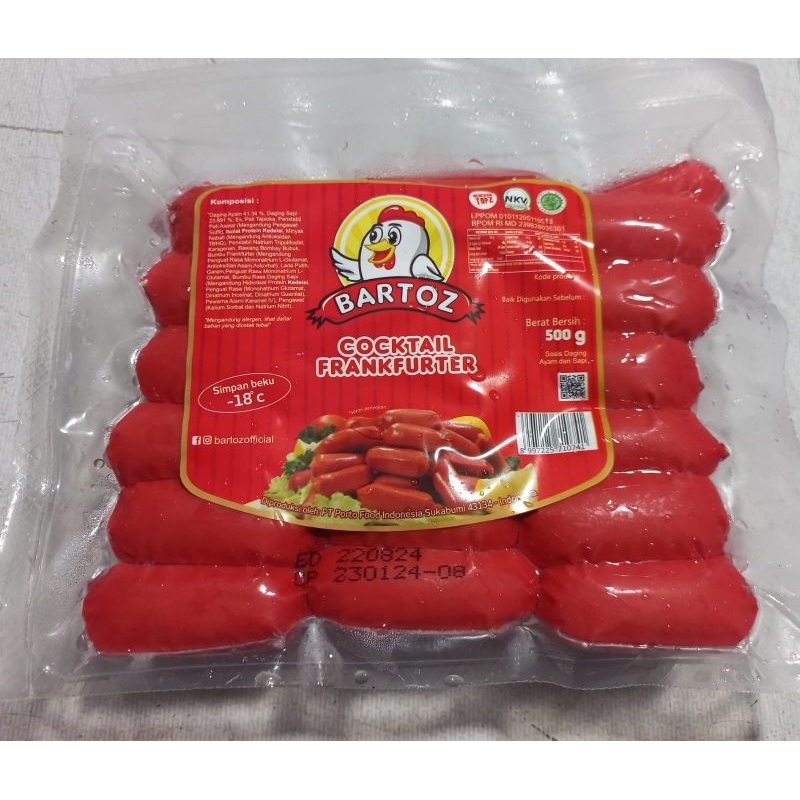 Jual Bartoz Sosis Cocktail Merah 500 gr | Shopee Indonesia