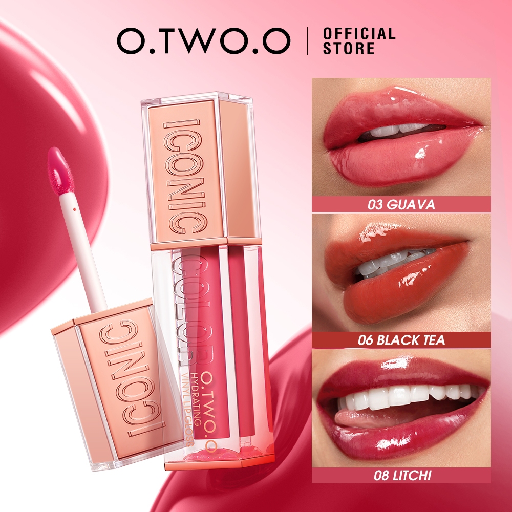 Jual [Haute Series] O.TWO.O Hydrating Lip Gloss Jelly Tint High Shine ...