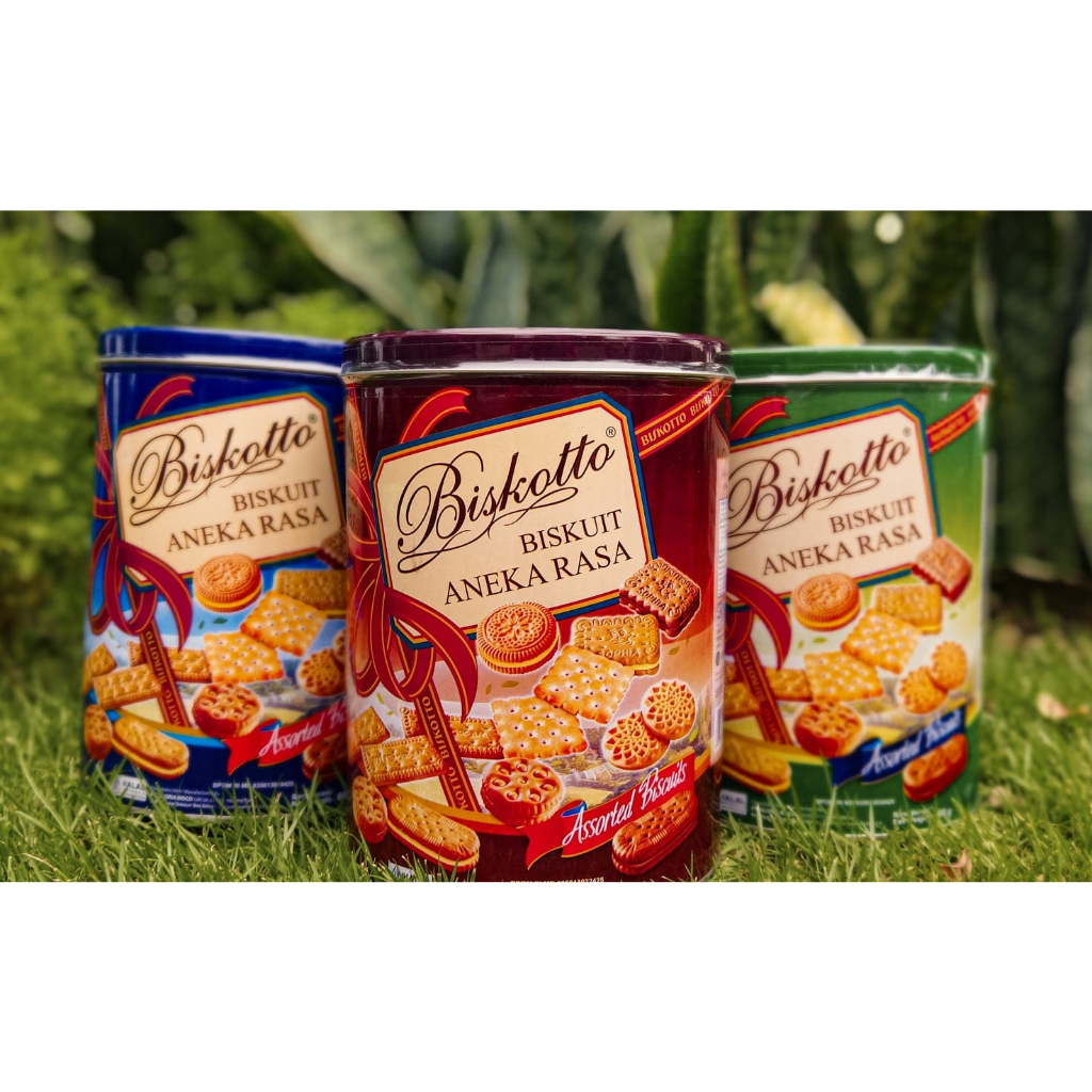 Jual BISKOTTO BISKUIT ANEKA RASA / ASSORTED BISCUIT TIN 600GR | Shopee ...